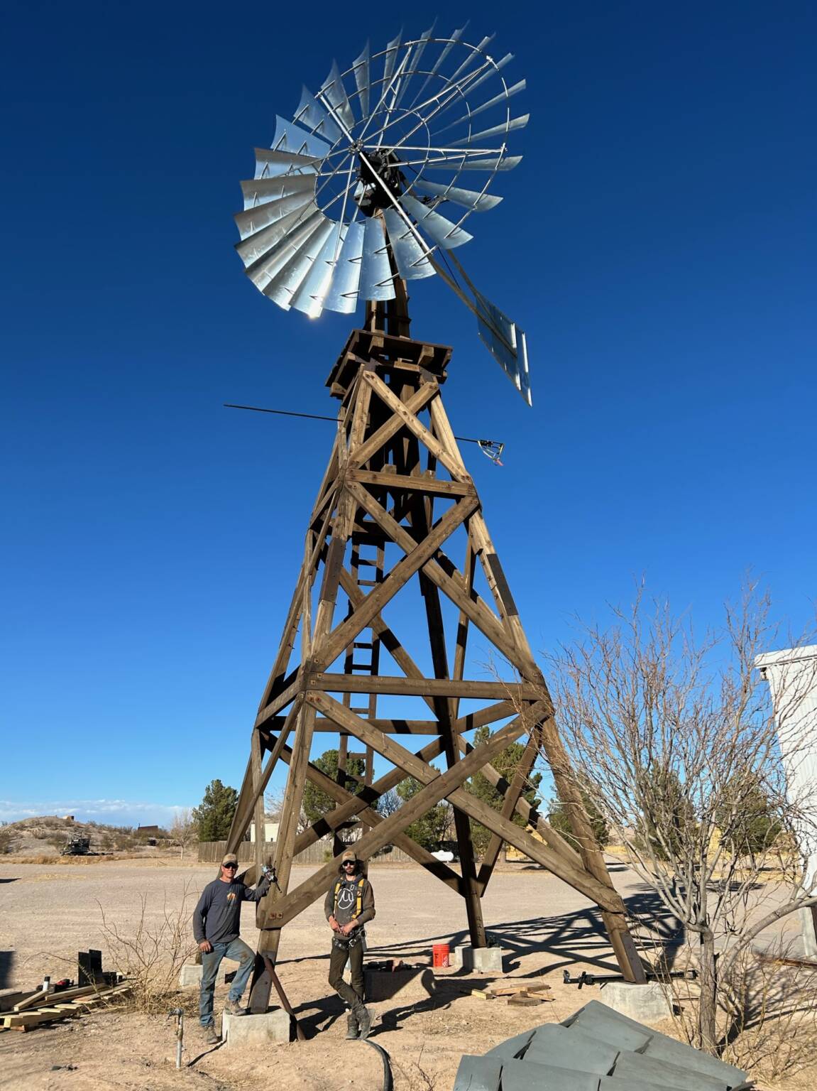 The Twins at Lazy B Ranch - Big Sky Windmills