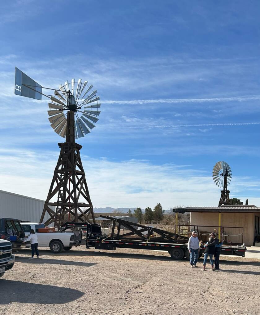 The Twins at Lazy B Ranch - Big Sky Windmills